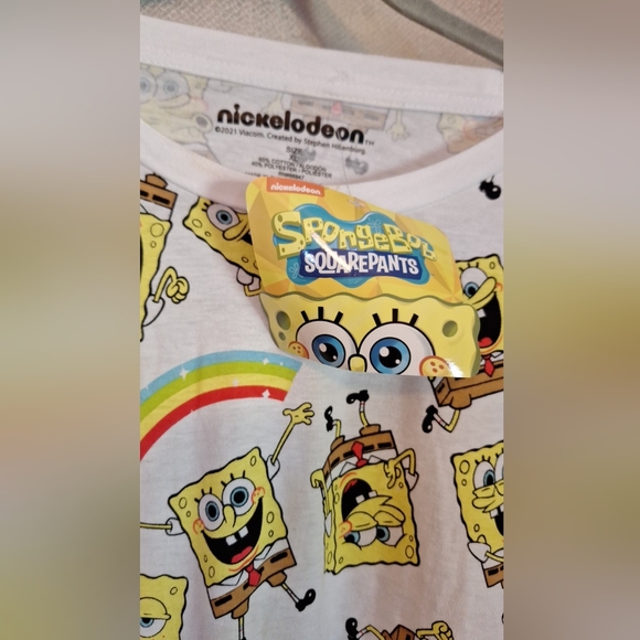 Nickelodeon | Tops | New Xl Jr Spongebob Top 7526 | Poshmark
